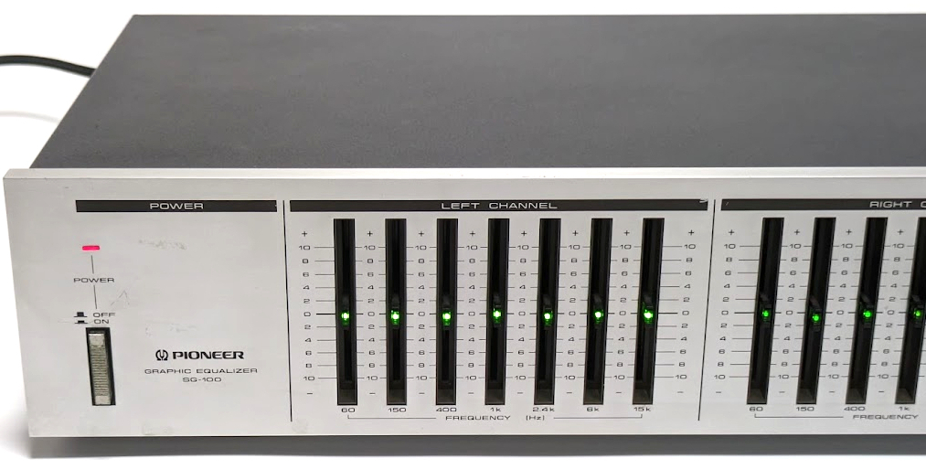 PIONEER パイオニア SG-100 グラフィックイコライザー グライコ 左右独立 7BAND GRAPHIC EQUALIZER /【Buyee】 Buyee - Japanese ...