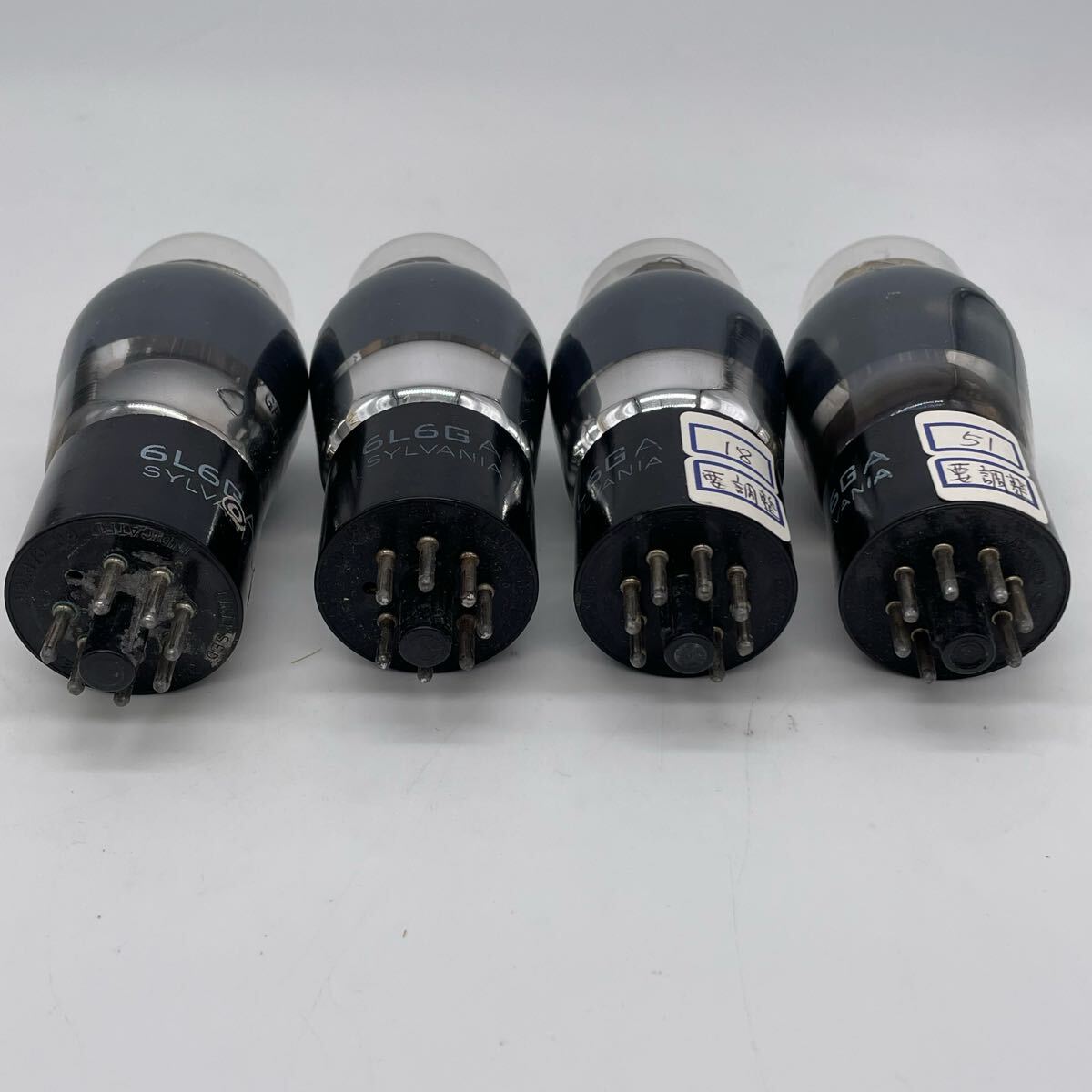 ★ 真空管 6L6GA SYLVANIA 真空管アンプ アンプまとめ まとめ売り 4本セット 箱付き シルバニア 現状写真参照 シール付き ...