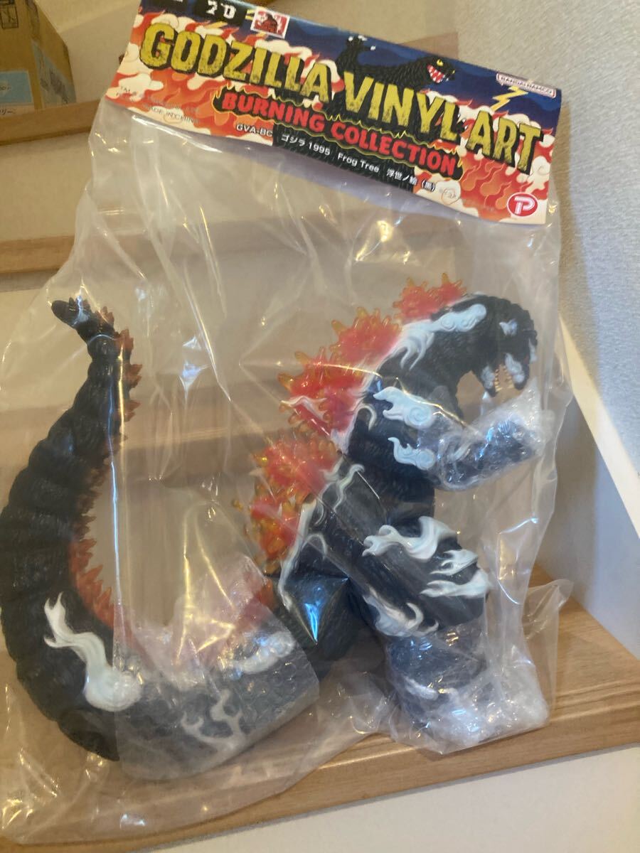 新品未開封★ゴジラバイナルアートGVA-BC ゴジラ1995 Frog Tree 浮世ノ絵（黒）frogtree ワンフェス バーニングゴジラ デストロイア /【Buyee】 Buyee ...