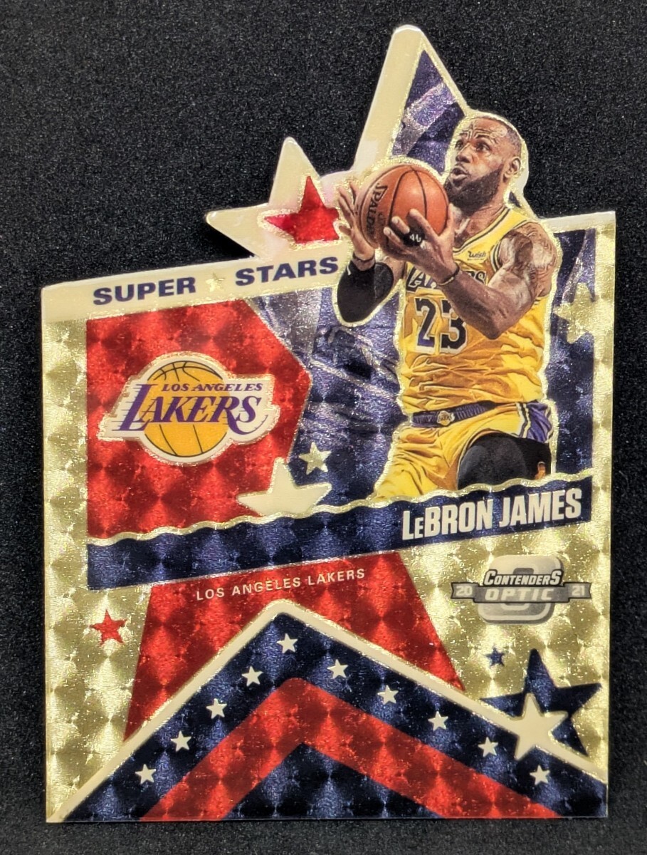 【1枚限定】LeBron James 2020-21 Panini Contenders Optic Superstars Die-Cut ...