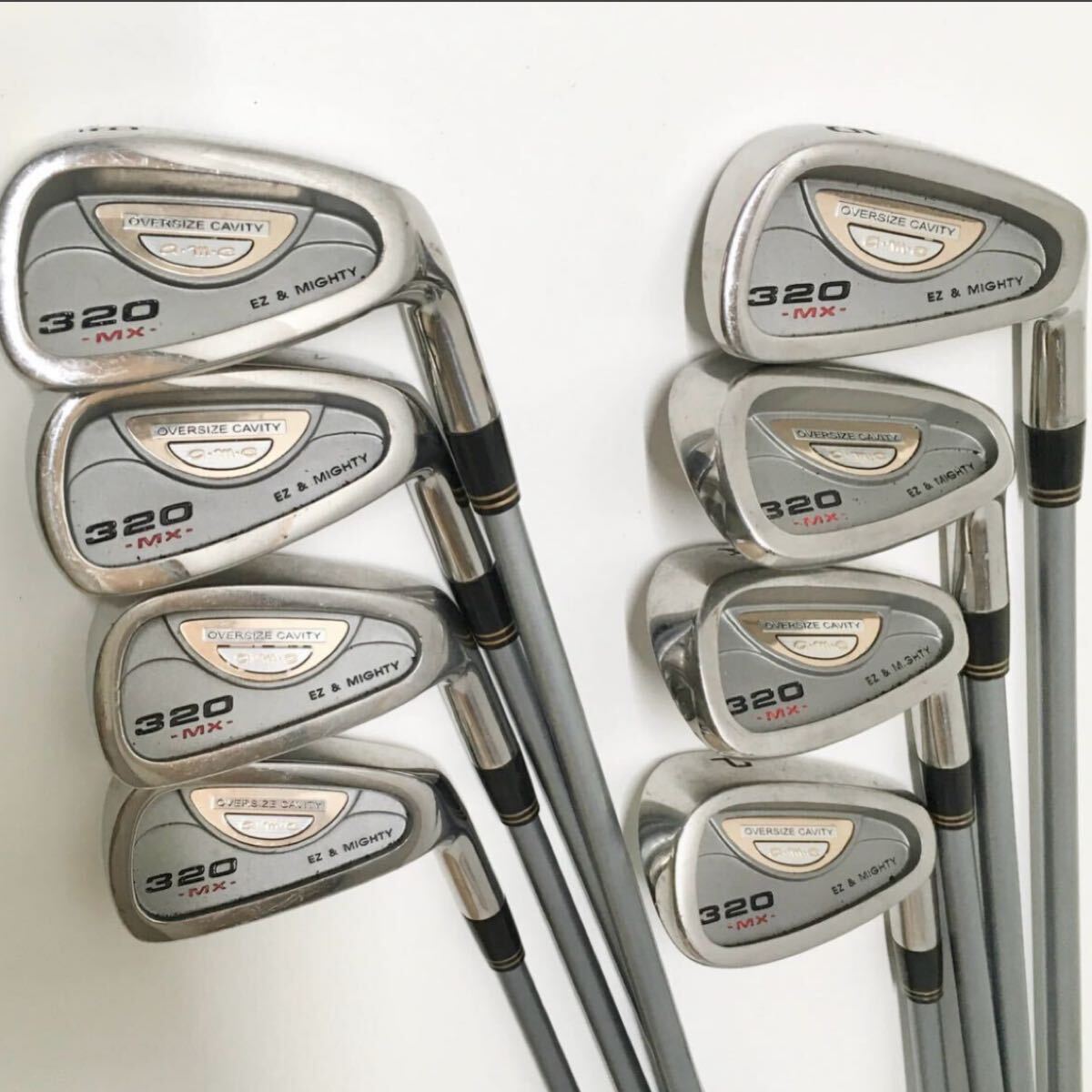 amc 320 MX OVERSIZE CAVITY #5-#9,P,A,S アイアン8本セット シャフト V-580i ゴルフクラブ EZ ...