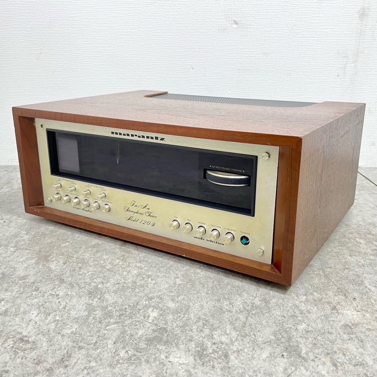 marantz マランツ Model 120B FM/AM チューナー オーディオ機器 音響機器 通電確認済み 動画あり ジャンク扱い 現状品 ...