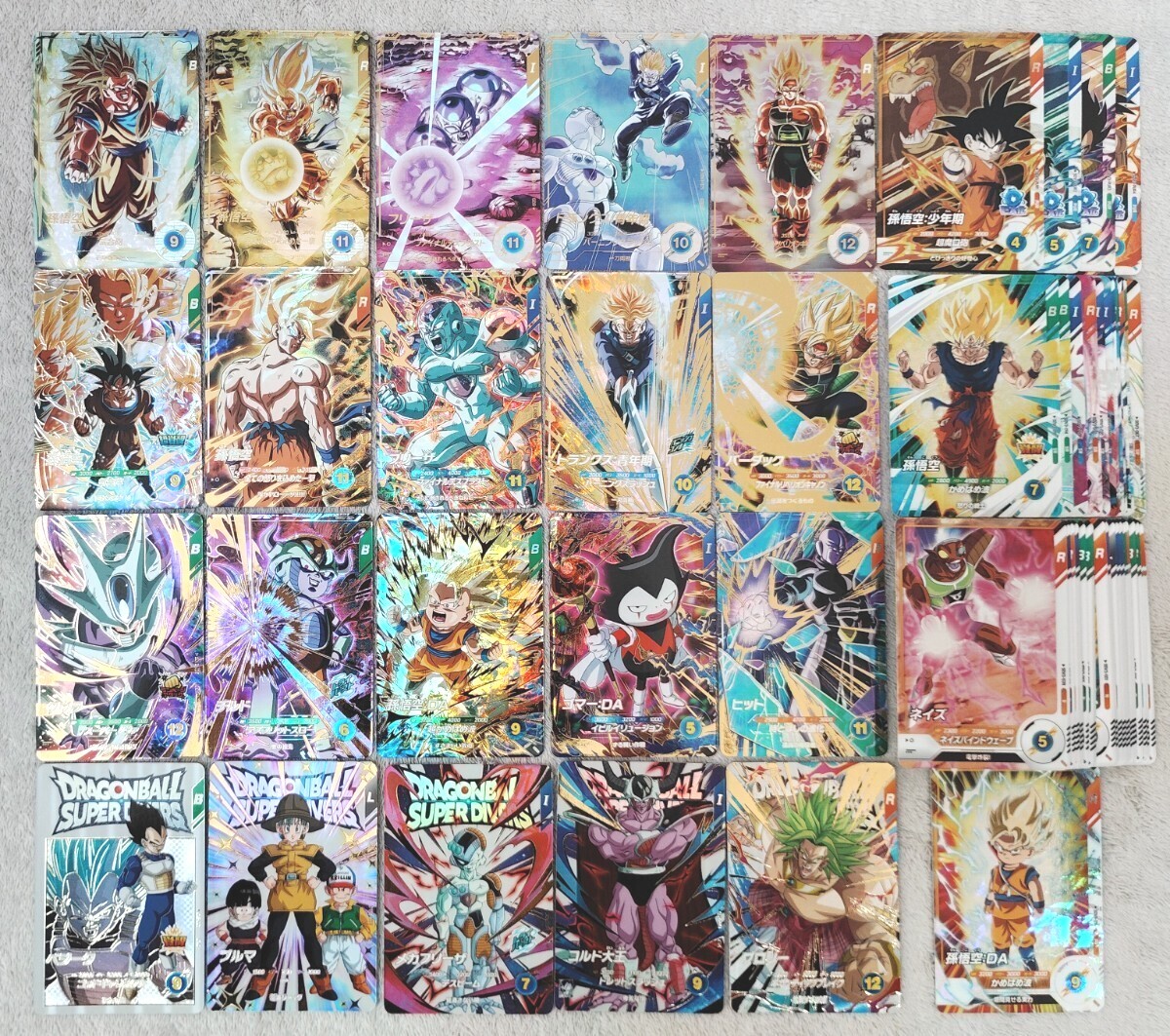 ★ドラゴンボールスーパーダイバーズ SDV3弾 フルコンプ 86枚 GDR EXR 孫悟空 バーダック フリーザ トランクス ヒット パラレル 神龍 /【Buyee】 Buyee ...