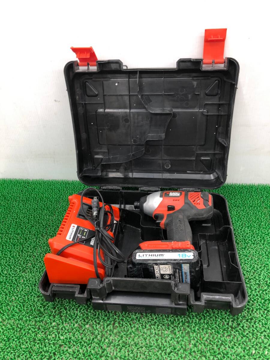 【中古品】★BLACK＆DECKER(ブラック＆デッカー) 【DIY】 18v充電コードレスインパクトドライバ SXI18L ITPTSEA41J60 /【Buyee】 Buyee ...