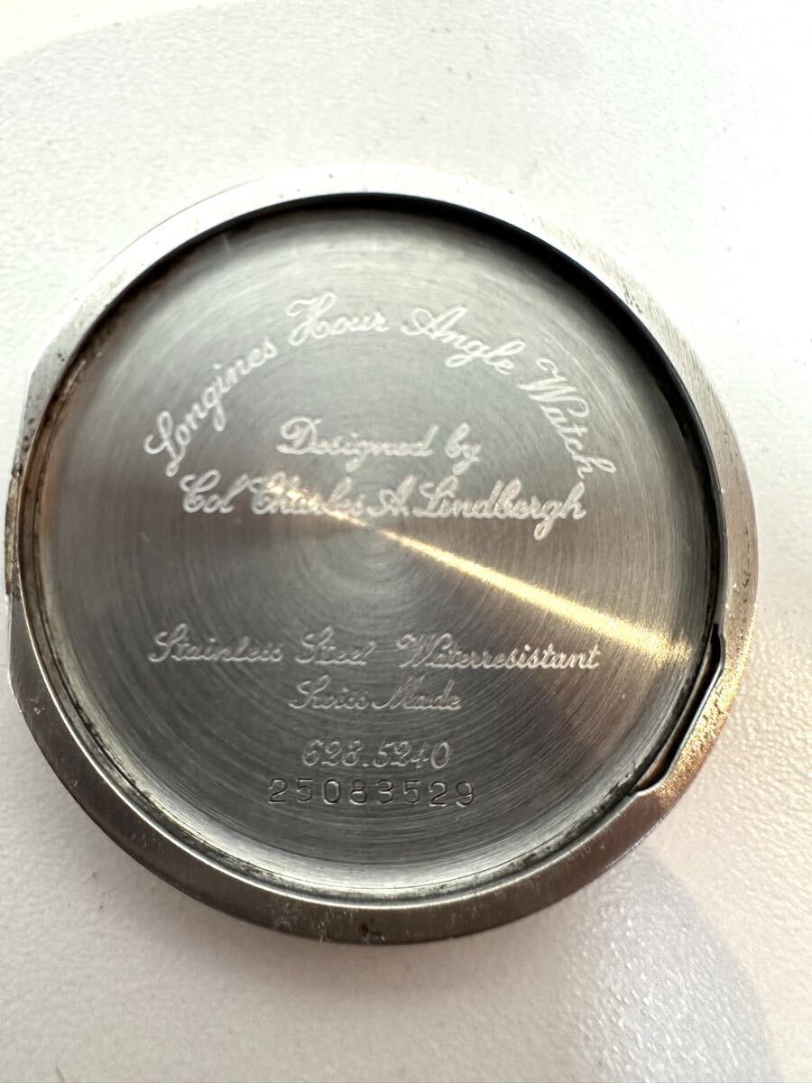 【1円〜極美品】ロンジン アワーアングルウォッチ Ref.628.5240 自動巻 LONGINES 純正ブレス付 保証書・箱あり 名機 ...