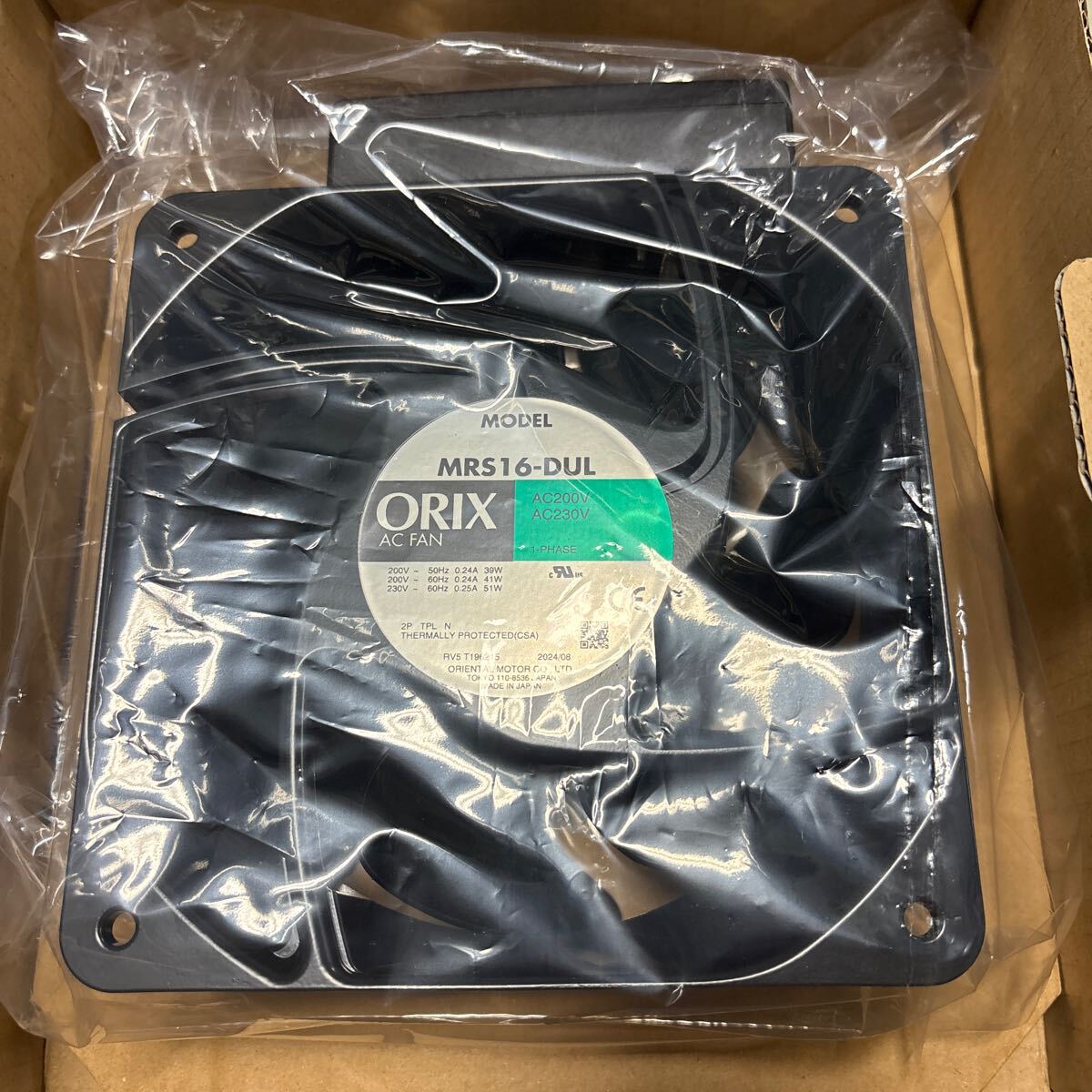未使用 オリエンタルモーター ACプロペラファン MRS16-DUL /【Buyee】 Buyee - Japanese Proxy ...