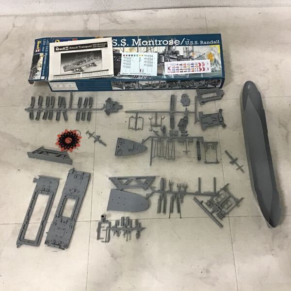 1円〜 レベル 1/375 USS Montrose/USS Randall 1/125 ドイツ潜水艦 U-47 withインテリア 他 ...