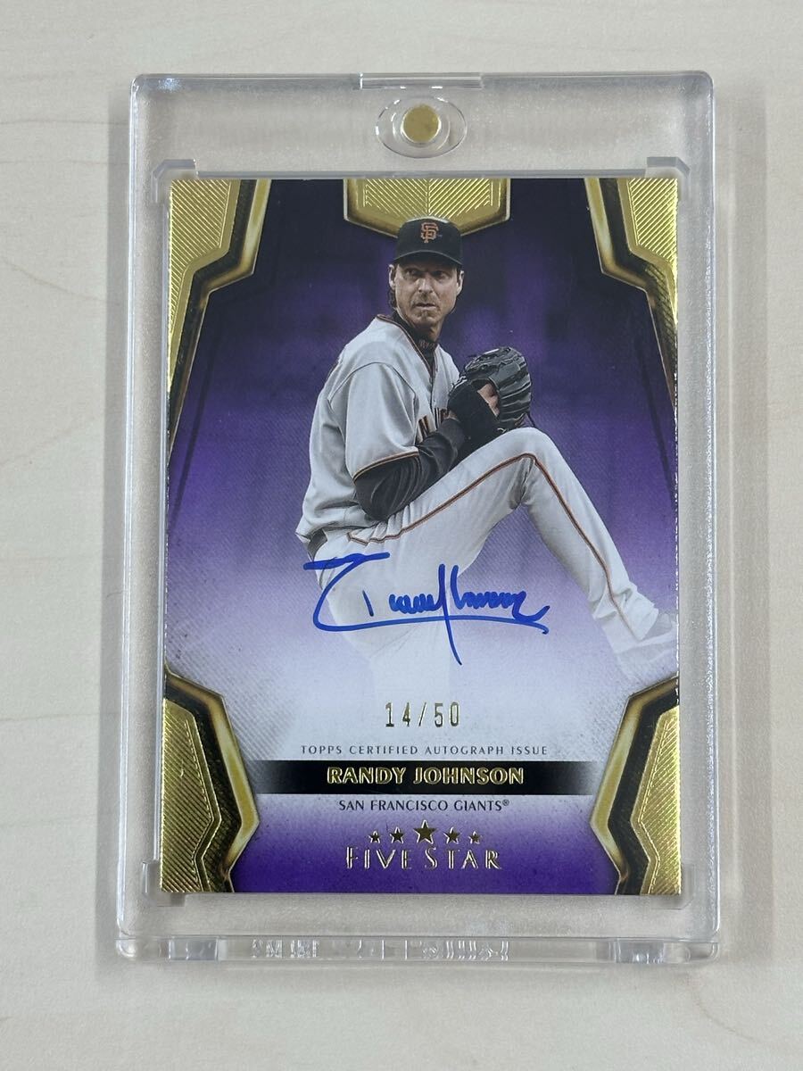 2024 TOPPS FIVE STAR PURPLE AUTOGRAPHS RANDY JOHNSON #14/50 /【Buyee ...