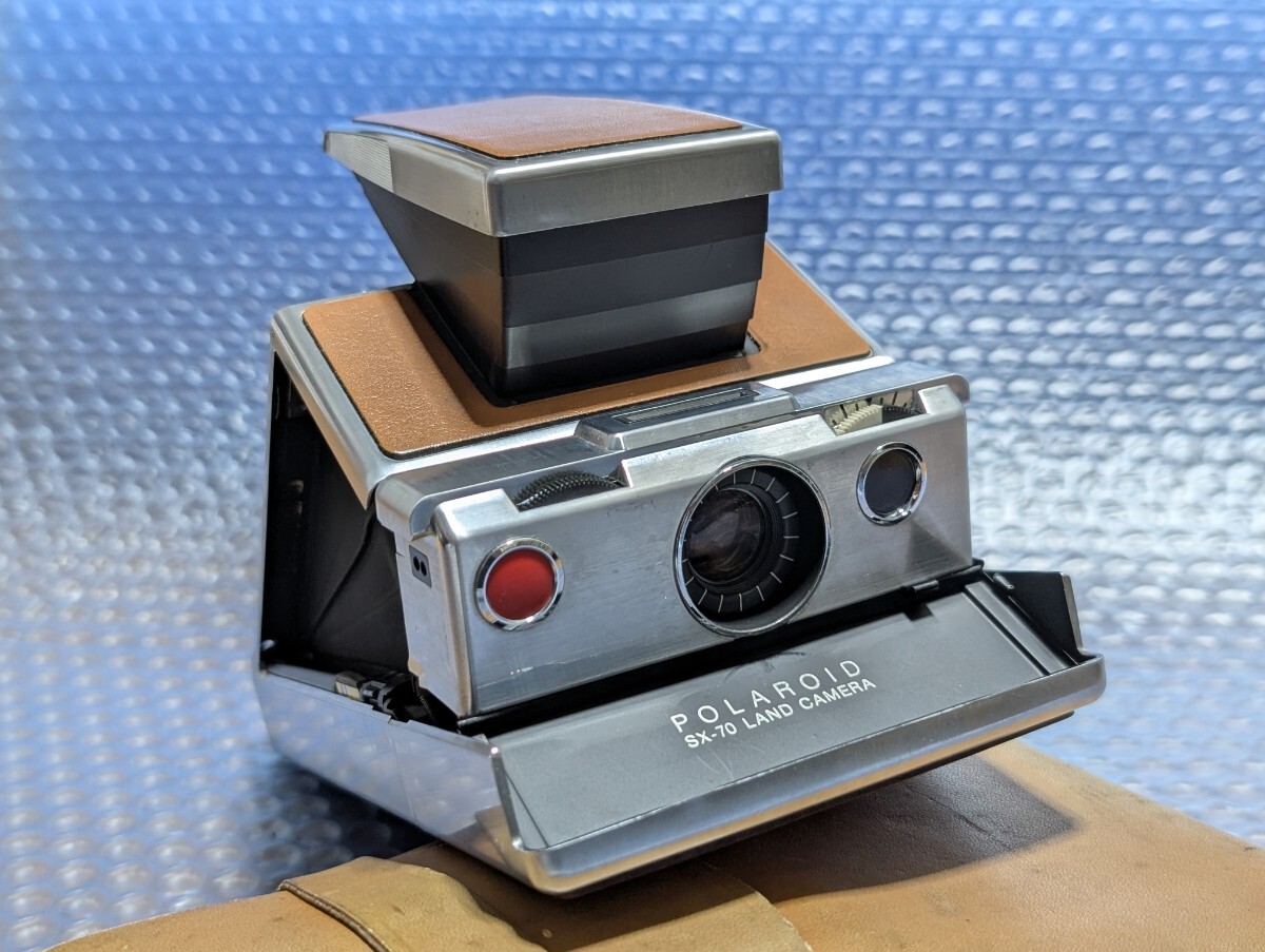 POLAROID ポラロイド SX-70 LAND CAMERA 動作未確認 レザーケース付 ポラロイドカメラ /【Buyee】 Buyee ...