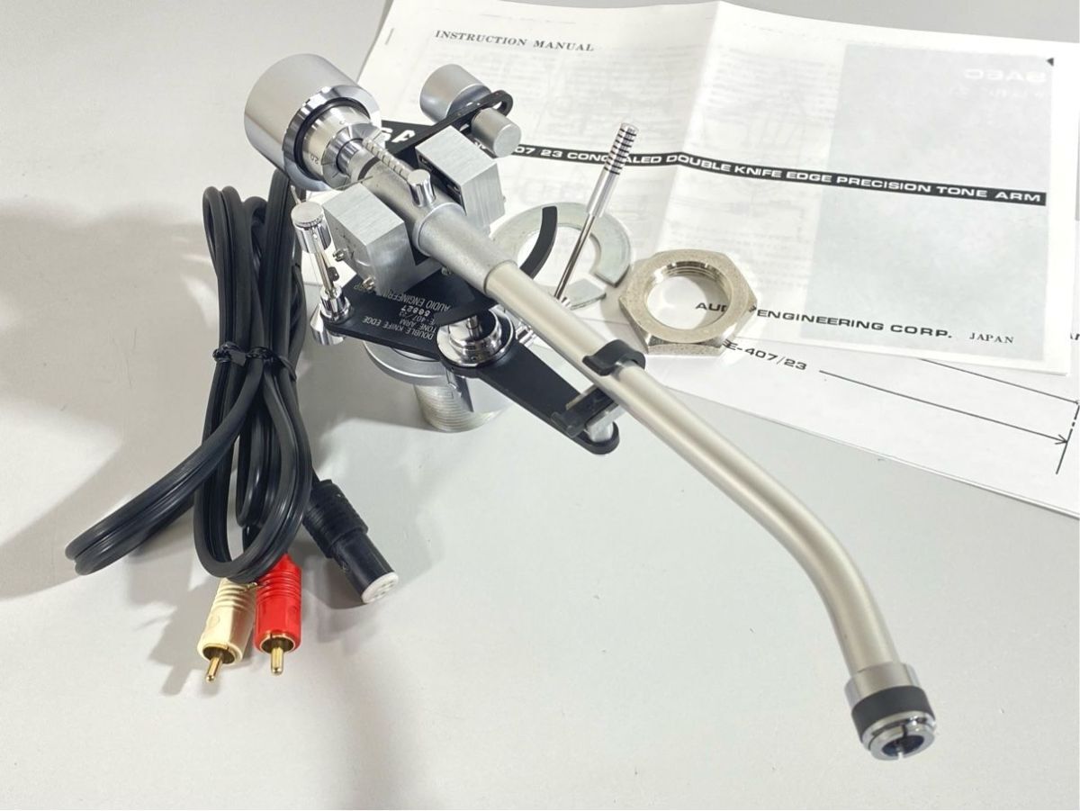 a3049 完全動作品 SAEC サエク WE-407/23 WE407/23 トーンアーム フォノケーブル/取説付 /【Buyee ...