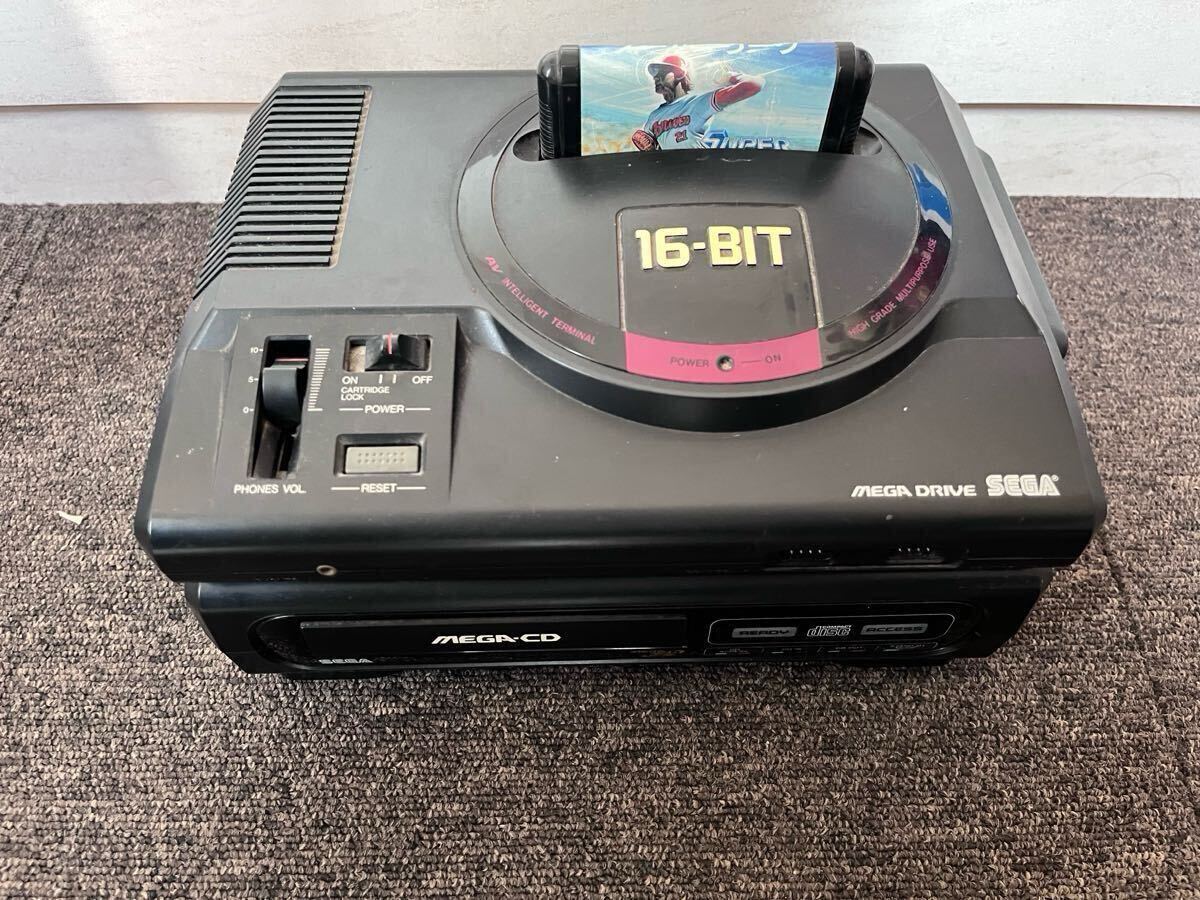 SEGA メガドライブMD HAA-2910 MEGA-CD & MEGA DRIVE 16-BIT HAA-2510 ソフト付き【動作未確認】 /【Buyee】 Buyee ...