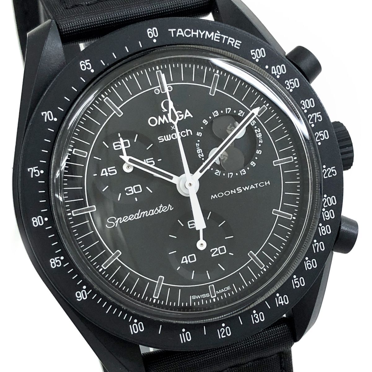 超美品 2025年購入 Swatch × Omega ムーン スウォッチ × オメガ スヌーピー スピードマスター SO33B700 ...