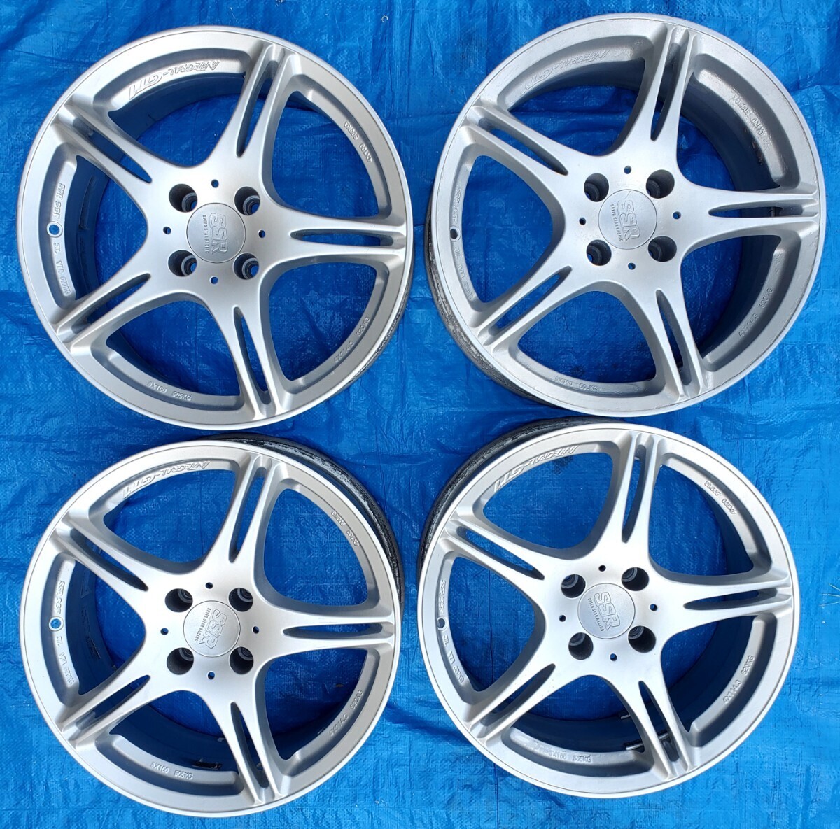 SSR INTEGRAL インテグラル GT1 16インチ 7j +32 PCD100 4H ハブ径 約64mm ND ロードスター ...