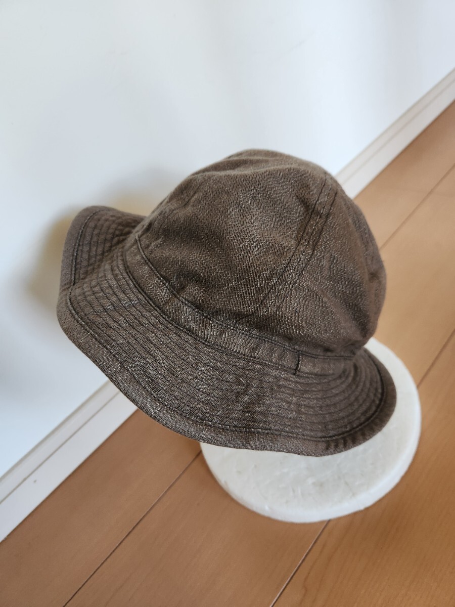 新作 送料込★東洋 BUZZ RICKSONS バズリクソンズ BR02843 HAT.WORKING, BROWN DENIM ブラウン ...