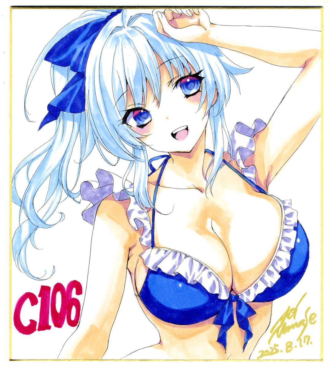 手描きイラスト【コミックマーケット106】【C106】【大色紙】七瀬葵 ② /【Buyee】 Buyee - Japanese Proxy Service | Buy from Japan!