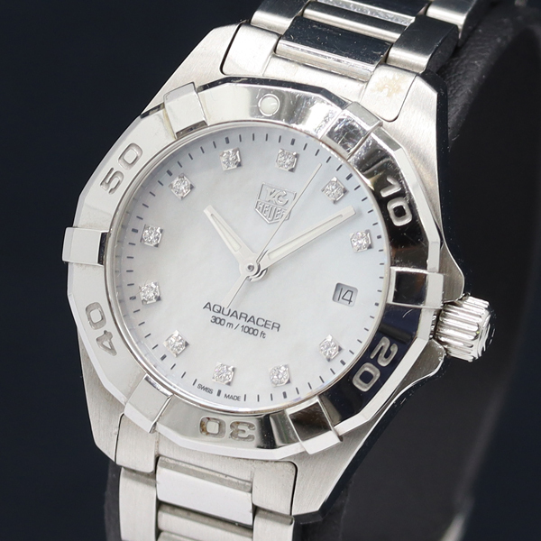 1円 稼働 良品 タグホイヤー アクアレーサー QZ シェル文字盤 WAY1413 レディース腕時計 0020900 8DKT REI KMR /【Buyee】 Buyee ...