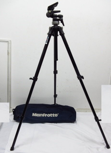 t2391 Manfrotto マンフロット 三脚 雲台 GRUPPO ANNIVERSARIO 3段 カメラ機材 収納ケース付き ...