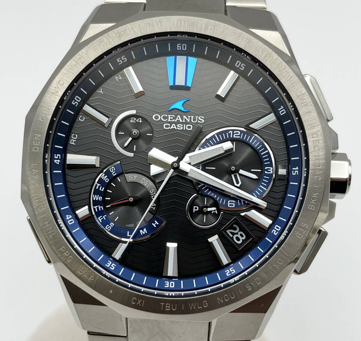 CASIO カシオ OCEANUS オシアナス OCW-T6000-1AJF クラシックライン Bluetooth 電波ソーラー 箱・取説 ...