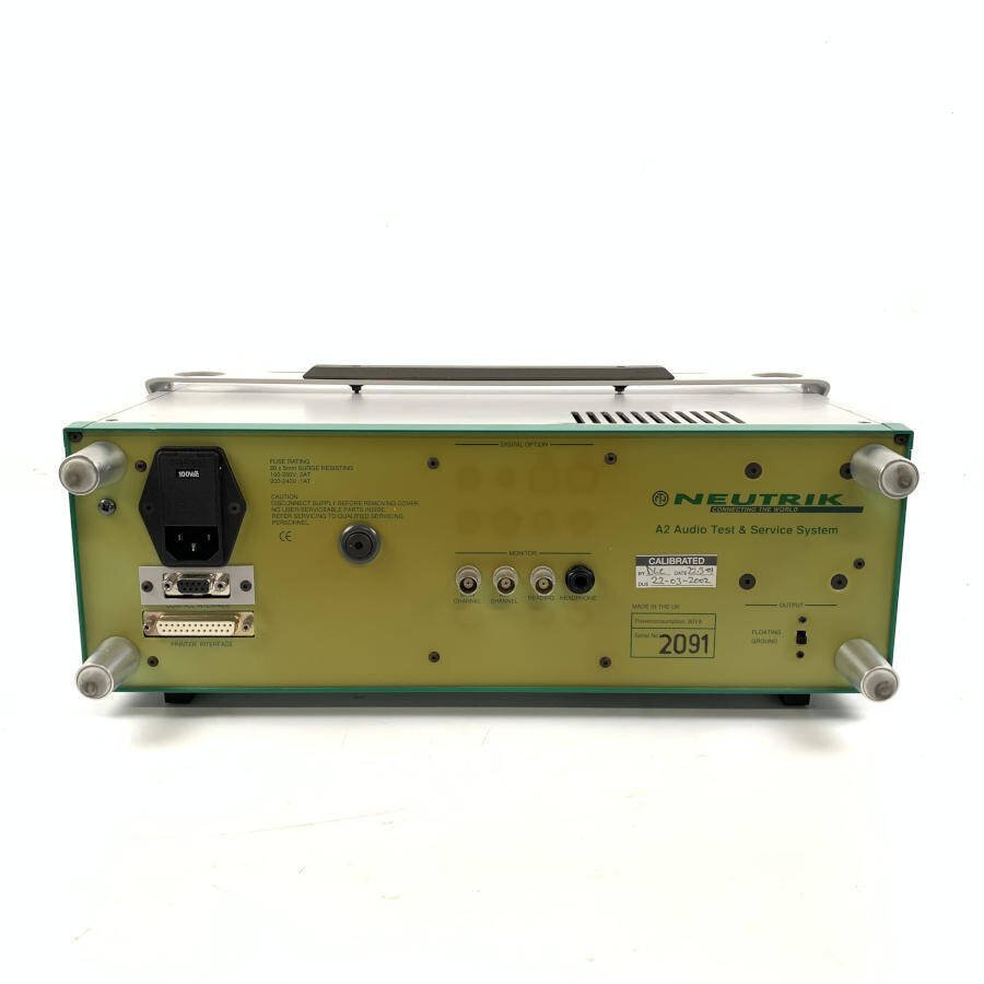 NEUTRIK A2 Audio Measurement system ノイトリック オーディオアナライザー オーディオテスト測定システム ...