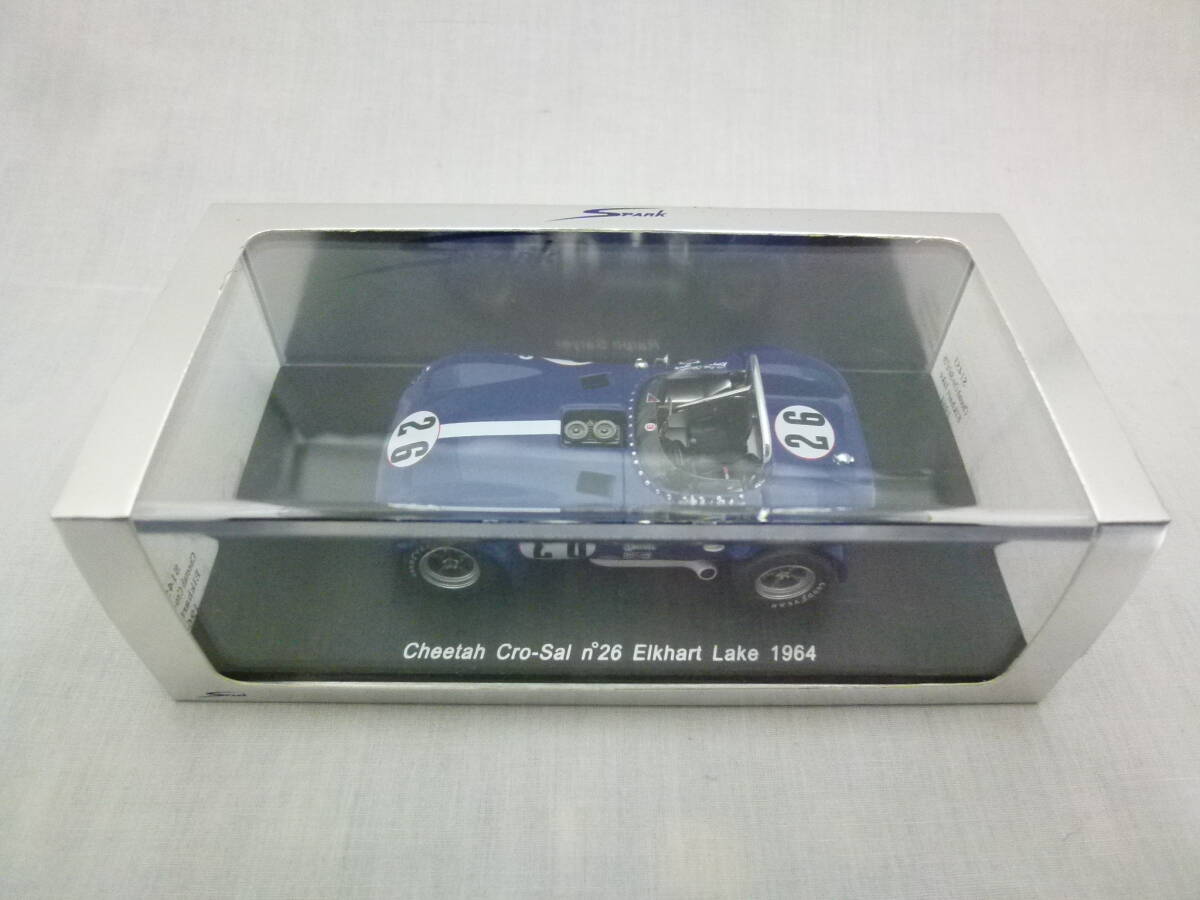 Spark スパーク 1/43 Cheetah チータ Cro-Sal #26 Ralph Salyer Elkhart Lake 1964 ...