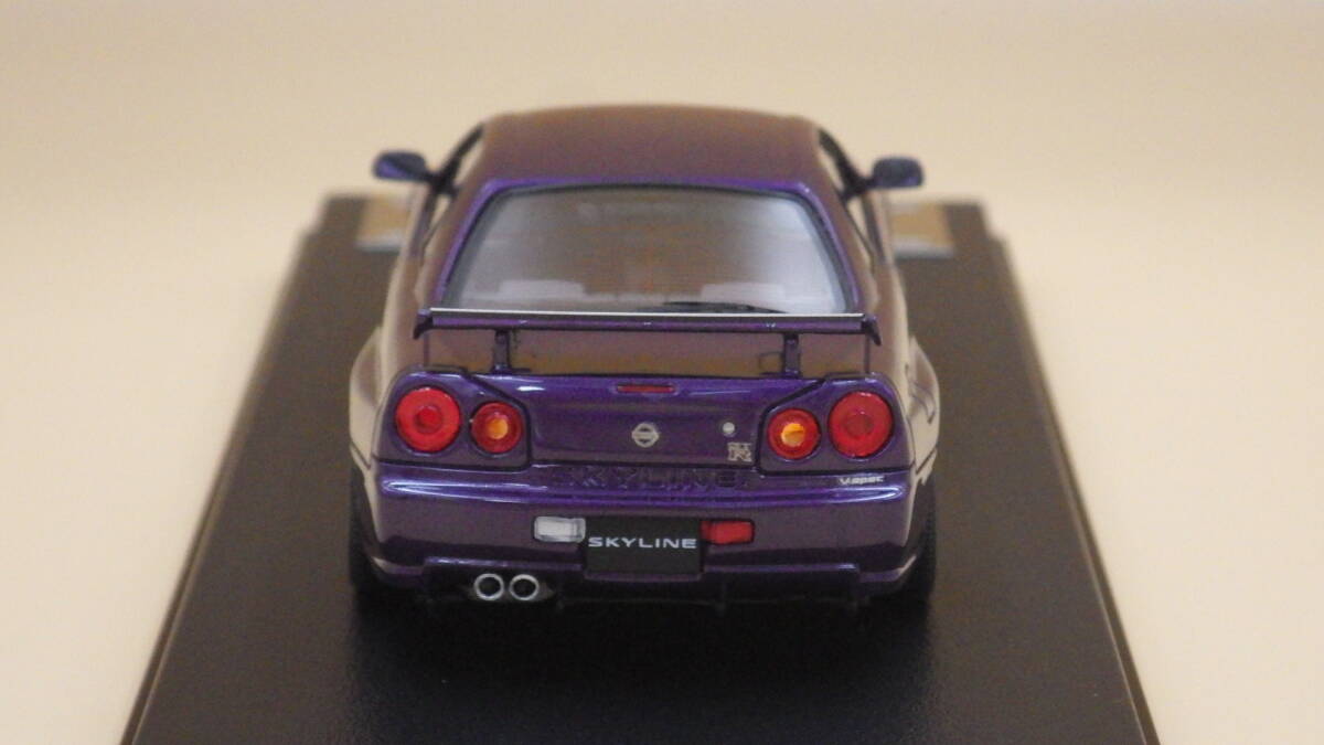 hpi・racing MIRAGE Nissan SKYLINE GT-R V-spec (R34) Midnight Purple Ⅲ S ...