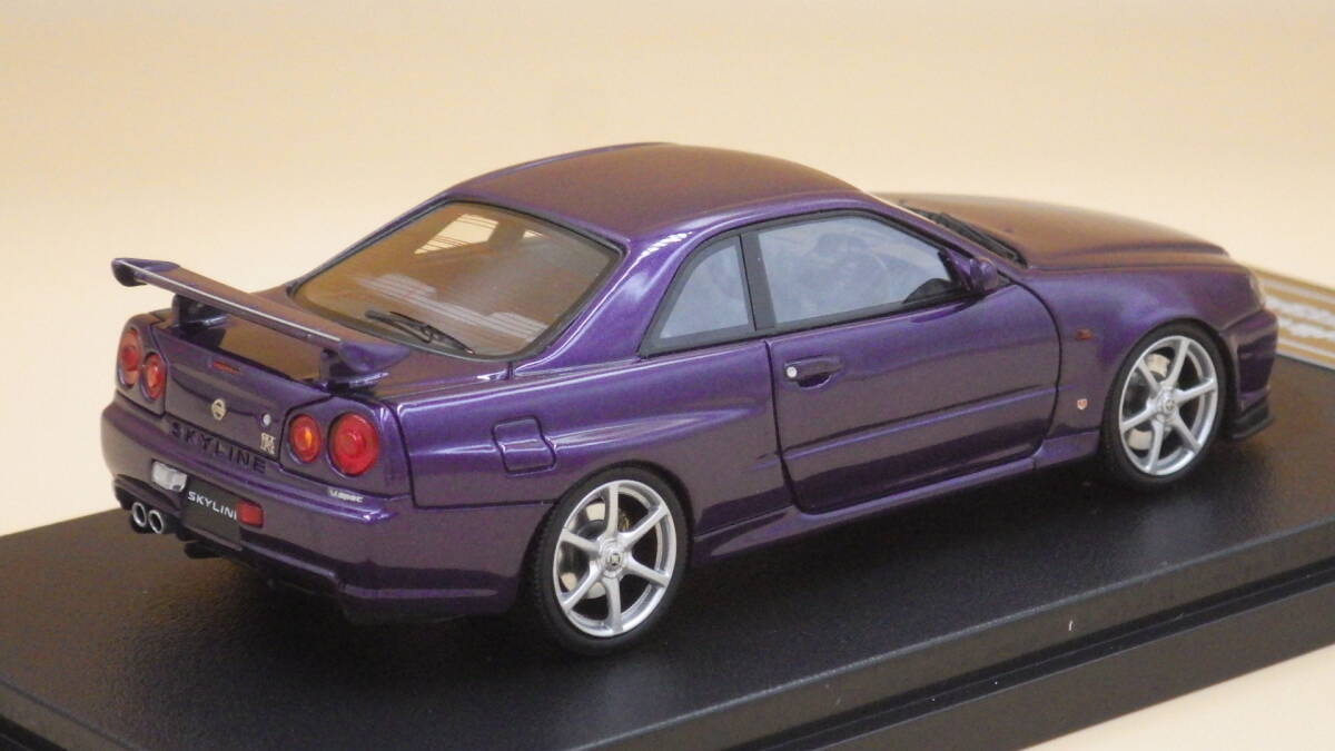 hpi・racing MIRAGE Nissan SKYLINE GT-R V-spec (R34) Midnight Purple Ⅲ S=1/43 8381 /【Buyee】 Buyee ...