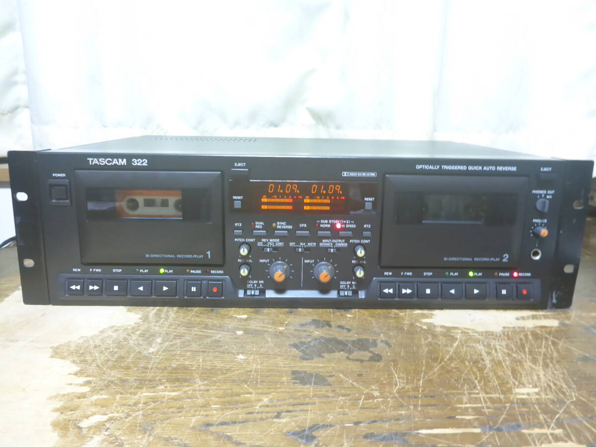 TASCAM 322 業務用Wカセットレコーダー タスカム /【Buyee】 Buyee - Japanese Proxy Service ...