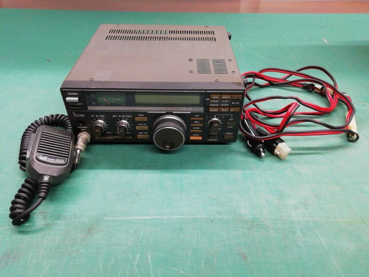 ♪♪ アマチュア無線機 icom アイコム HFオールモードトランシーバー IC-721S HM-36 49-127 /【Buyee ...
