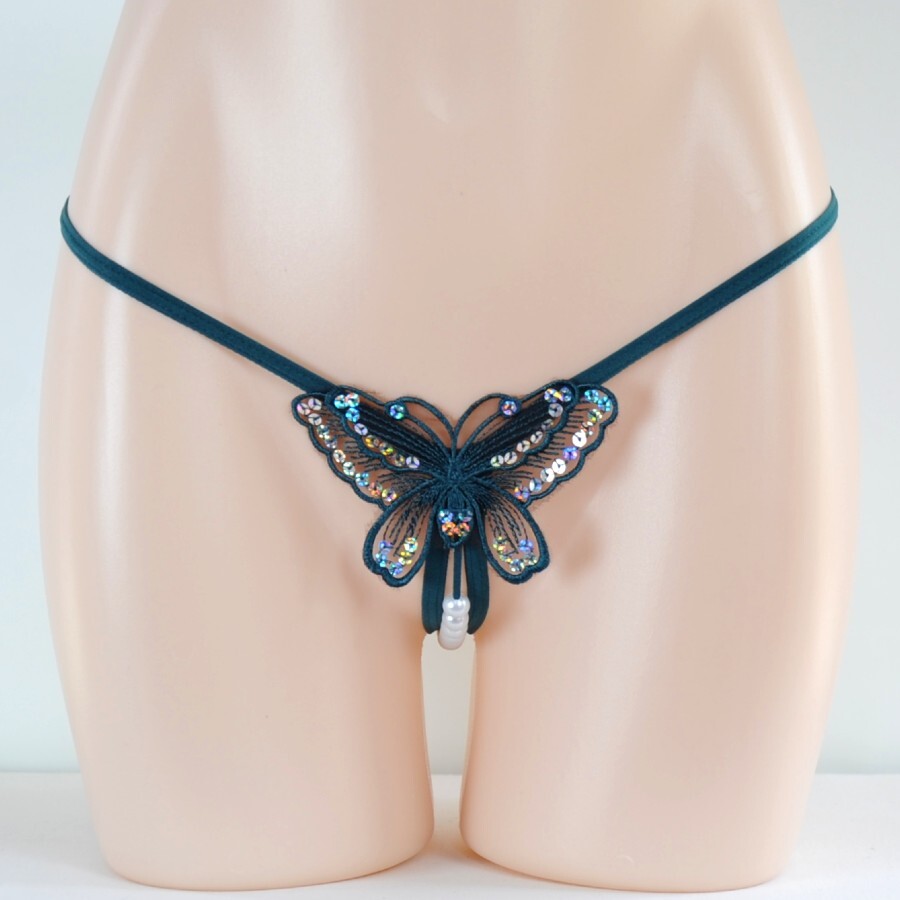 fct_2gn スパンコール 刺繍 パール Tバック ＜Tフロント レース Iフロント 食い込み 極小 コスプレ グラビア レディース 過激＞ /【Buyee】