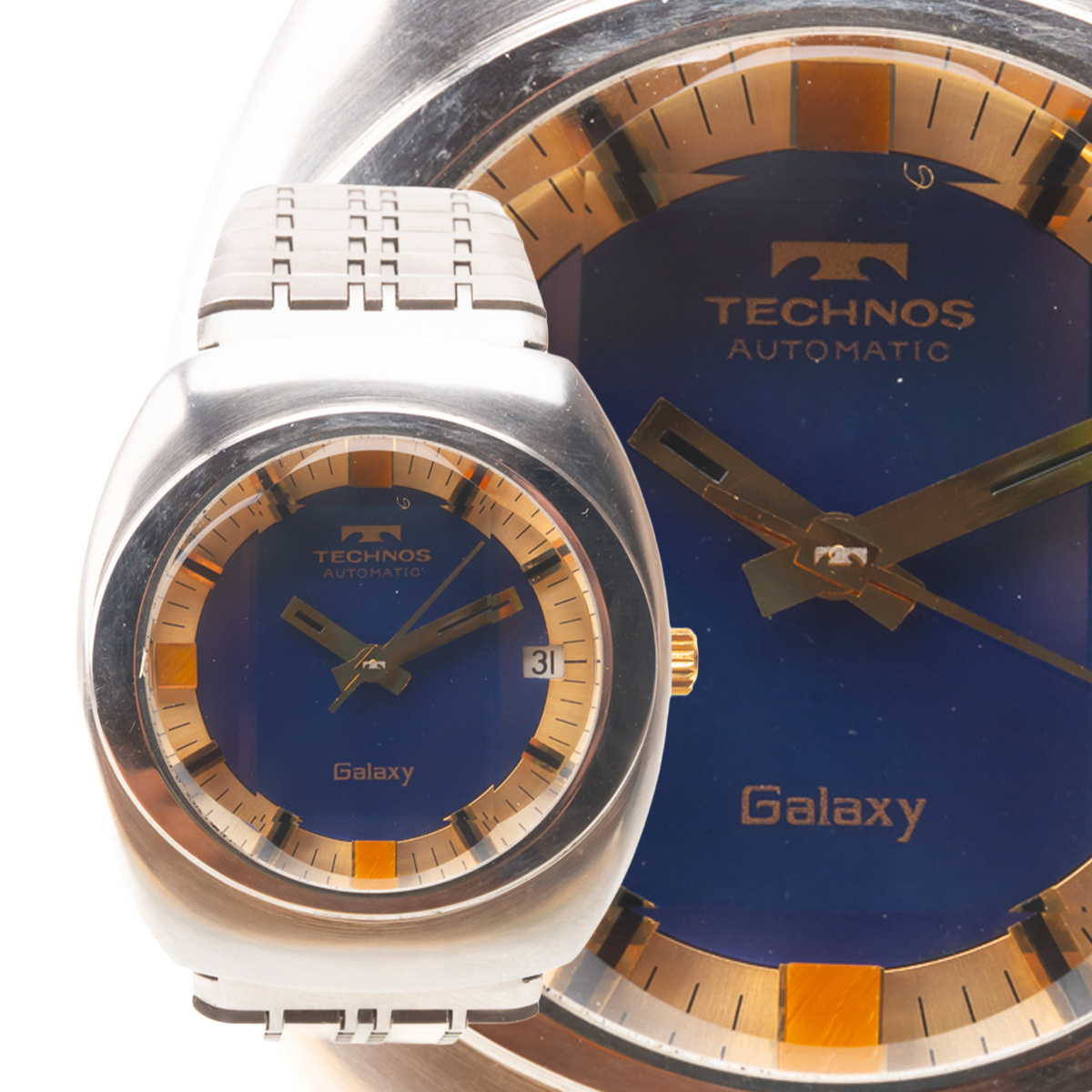 S-789 TECHNOS／テクノス「 Galaxy／ギャラクシー」AUTOMATIC／自動巻／アンティーク／ヴィンテージ /【Buyee】 Buyee - Japanese Proxy ...