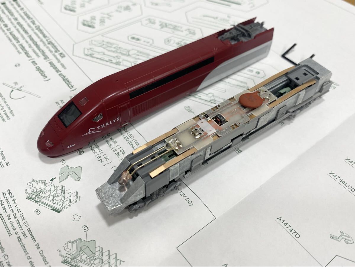 【大黒屋】 KATO N Scale K10910 TGV Thalys PBKA 10Car Set タリス 10両セット Nゲージ 外国 ...