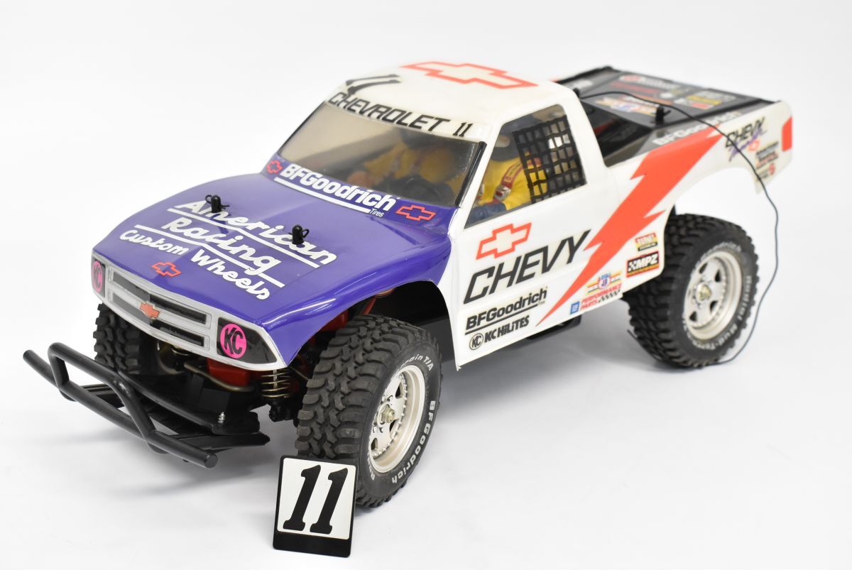 (1217L 0814M18) 1円～ TAMIYA タミヤ 1/10 CHEVROLET CHEVY シェビー S10 レーシングトラック ...