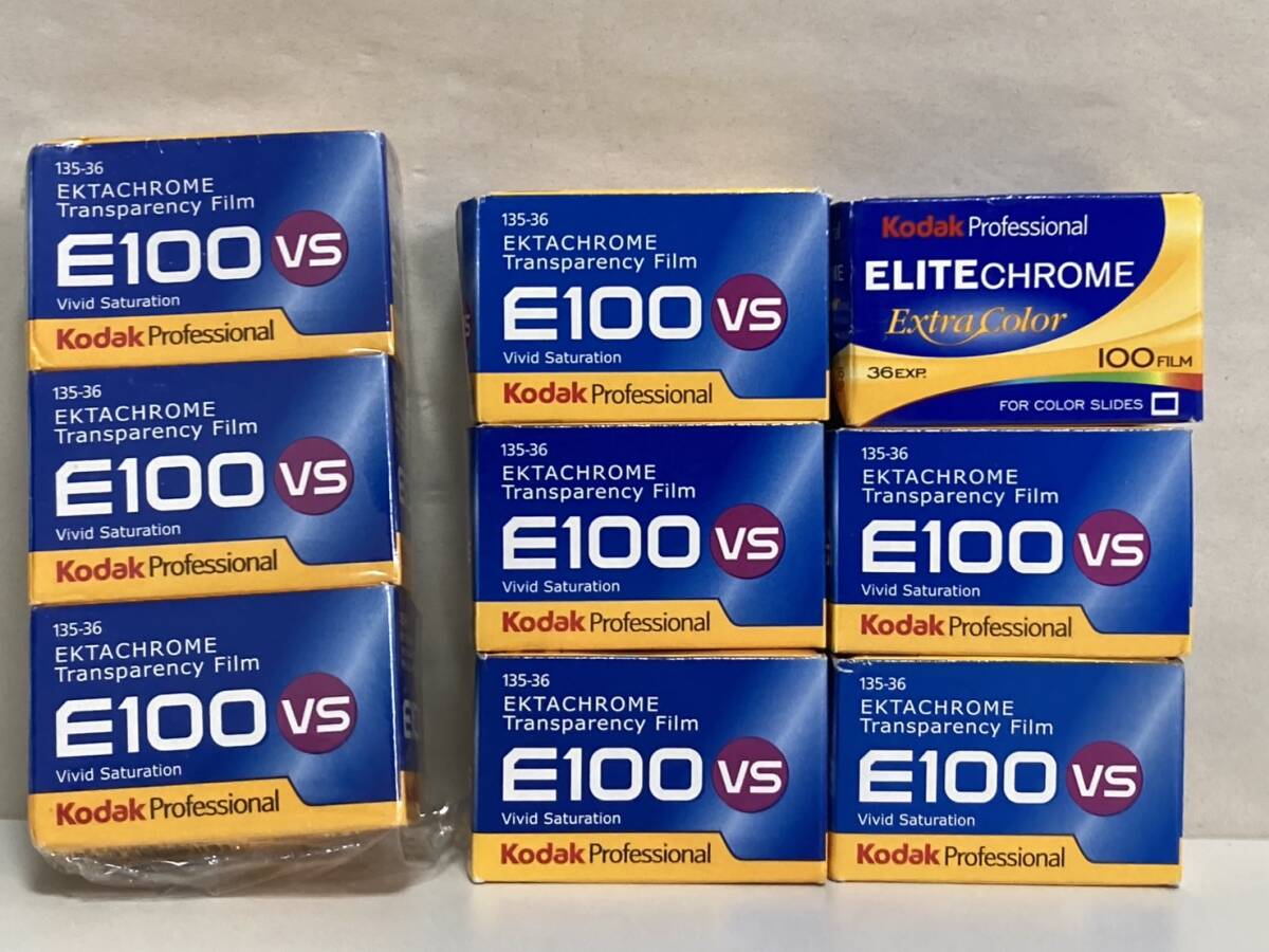 Kodak EKTACHROME E100 VS 135-36 / ELITE CHROME Extra Color フィルム 9本セット ...