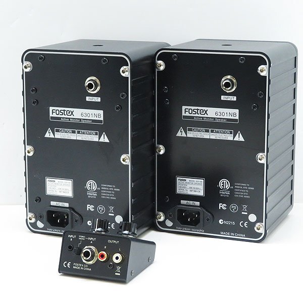〇FOSTEX 6301NB ペア【アクティブモニタースピーカー/PC-2LIVE(小型ミキサー)/音出し確認済み】 /【Buyee】 Buyee - Japanese Proxy ...