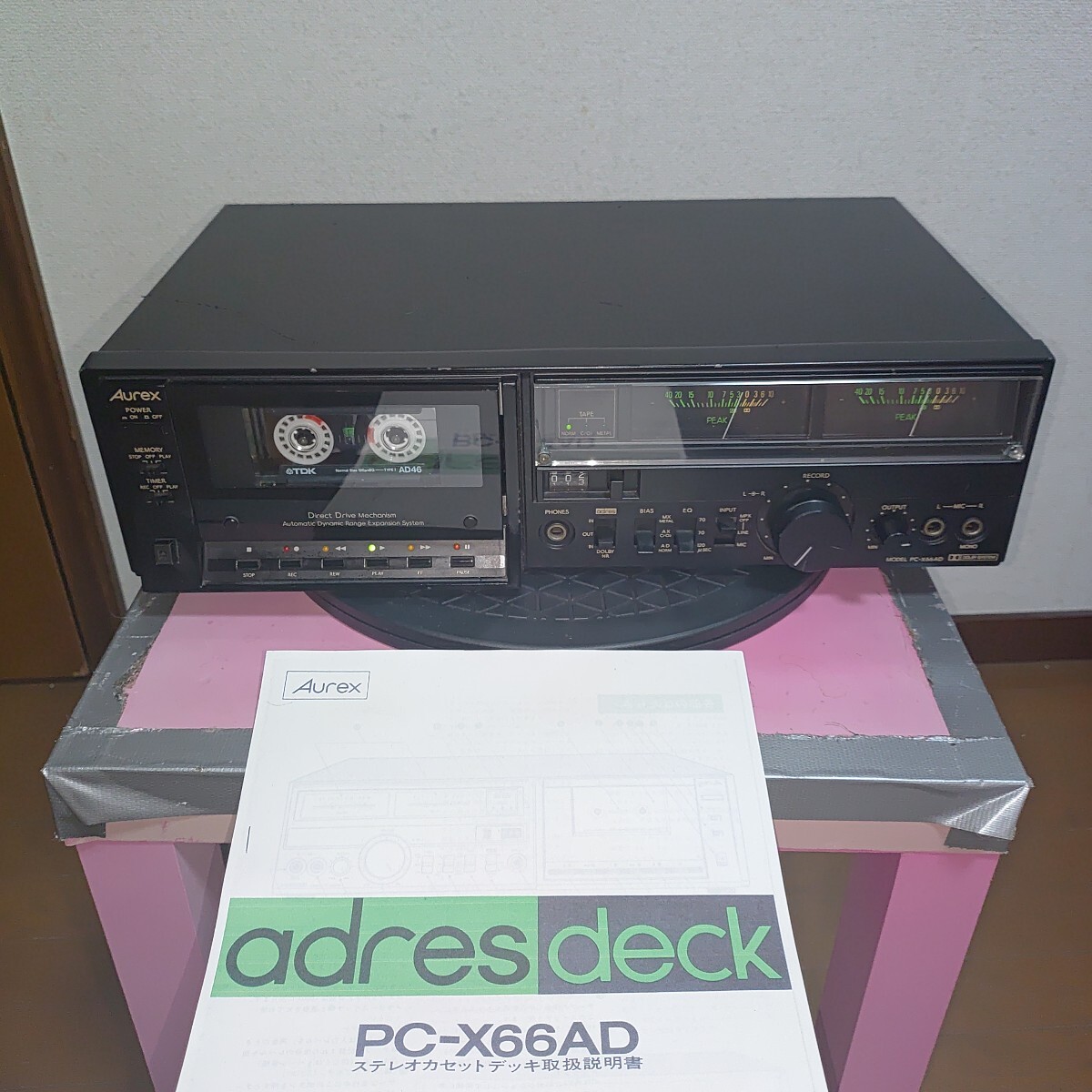 Aurex オーレックス カセットデッキ PC-X66AD 動作品 取説付き /【Buyee】 Buyee - Japanese Proxy Service | Buy from Japan!