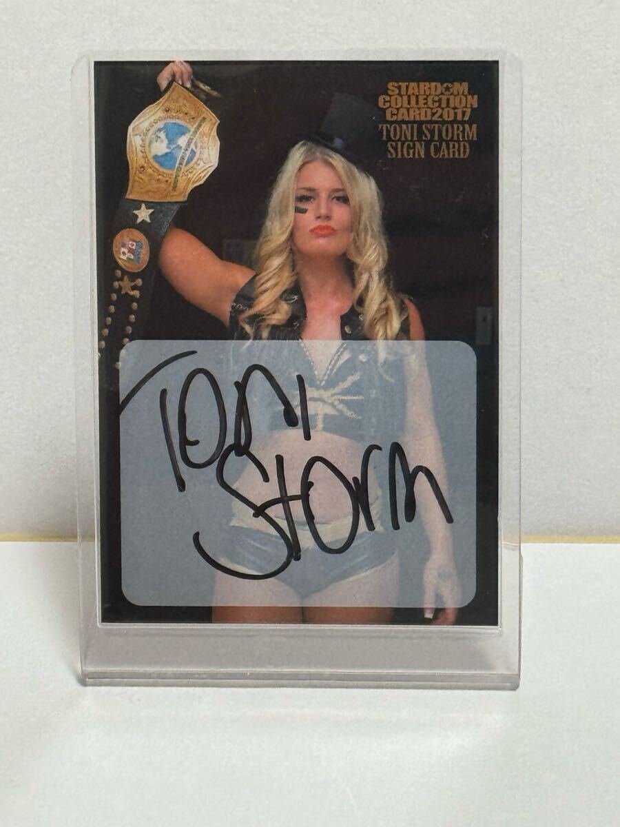 STARDOM ☆ TONI STORM SIGN CARD / スターダム ☆ トニー・ストーム 直筆サインカード / Women's ...