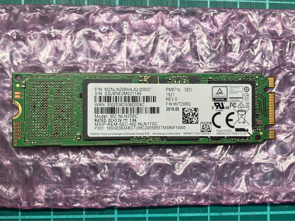 SAMSUNG m.2 SSD 256GB mznln256hajq-00007 サムスン /【Buyee】 Buyee - Japanese ...