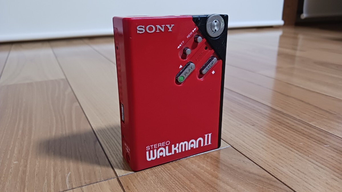 SONY WALKMAN II ソニー カセットウォークマン WM-2 赤 レッド ⑤ /【Buyee】 Buyee - Japanese ...