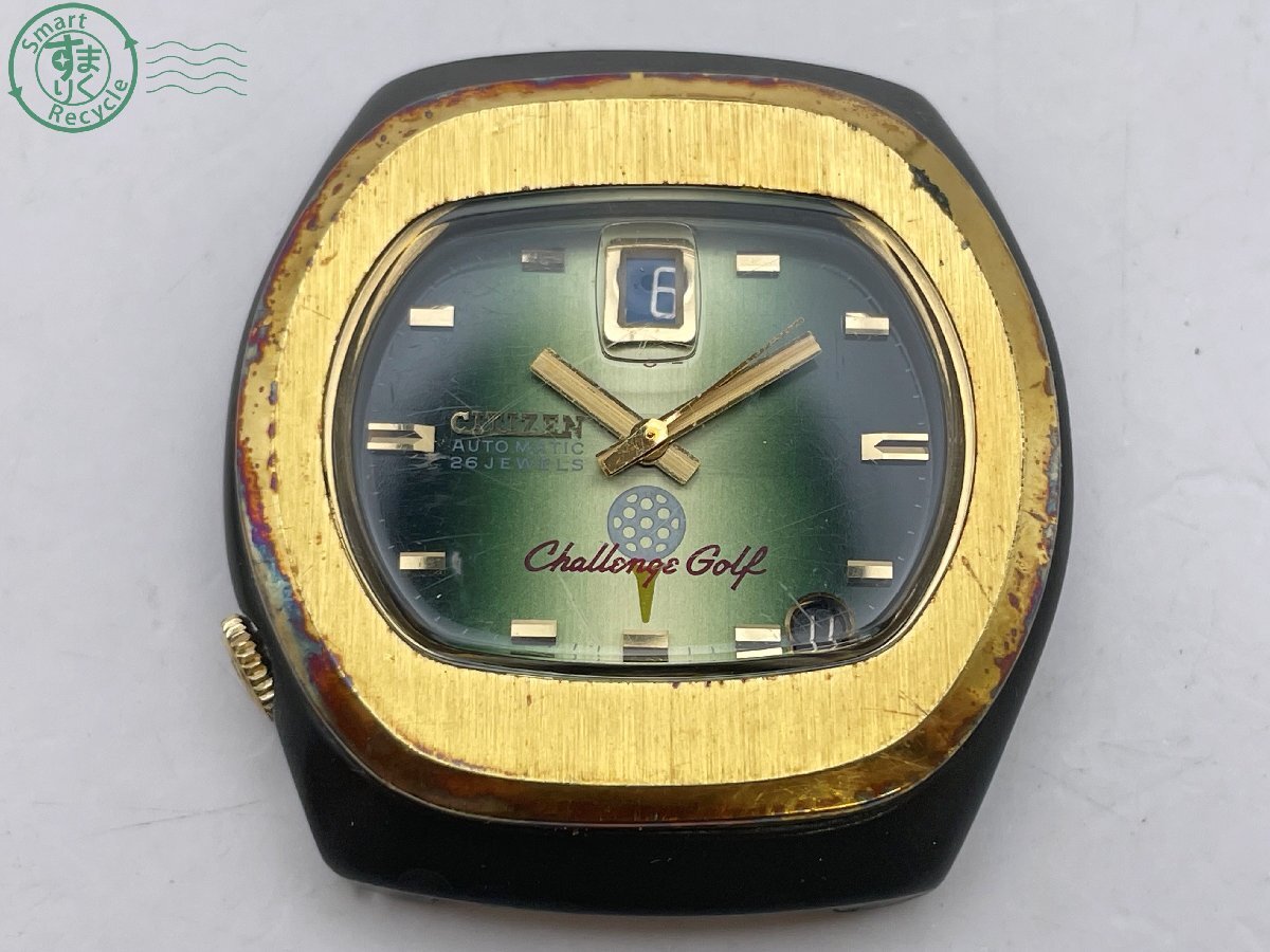 BH0606684 CITIZEN シチズン Challenge Golf チャレンジゴルフ 7760-770897 自動巻き メンズ 腕時計 ...
