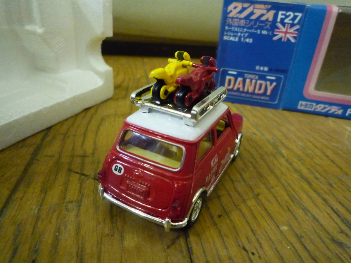 保管品 美品 トミー トミカ ダンディ DANDY 1/43 モーリス ミニ クーパーS Mk-1 レジャータイプ ポケバイ F27 日本製 外国車シリーズ /【Buyee】 "Buyee ...