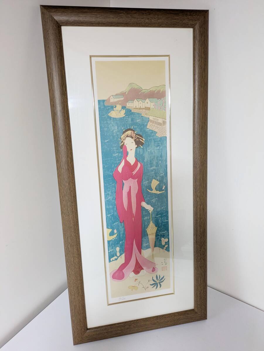 aa036 【現地引き渡し限定：大阪府高槻市】 真作保証 竹下夢二 「平戸懐古」 木版画 人物画 美人画 /【Buyee】 Buyee - Japanese Proxy Service ...