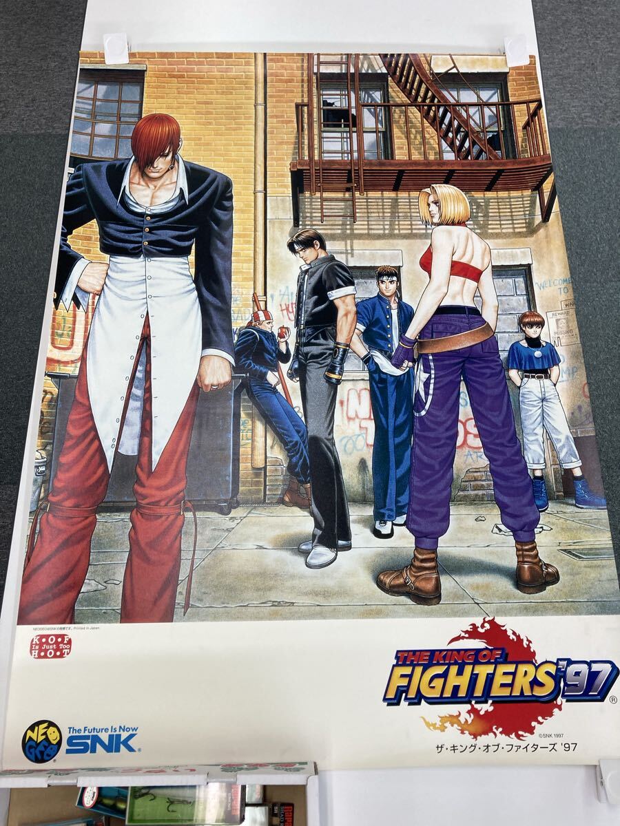ザ・キング・オブ・ファイターズ '97 KING OF FIGHTERS Neogeo ゲームポスター B1サイズ KOF 格ゲー SNK ...