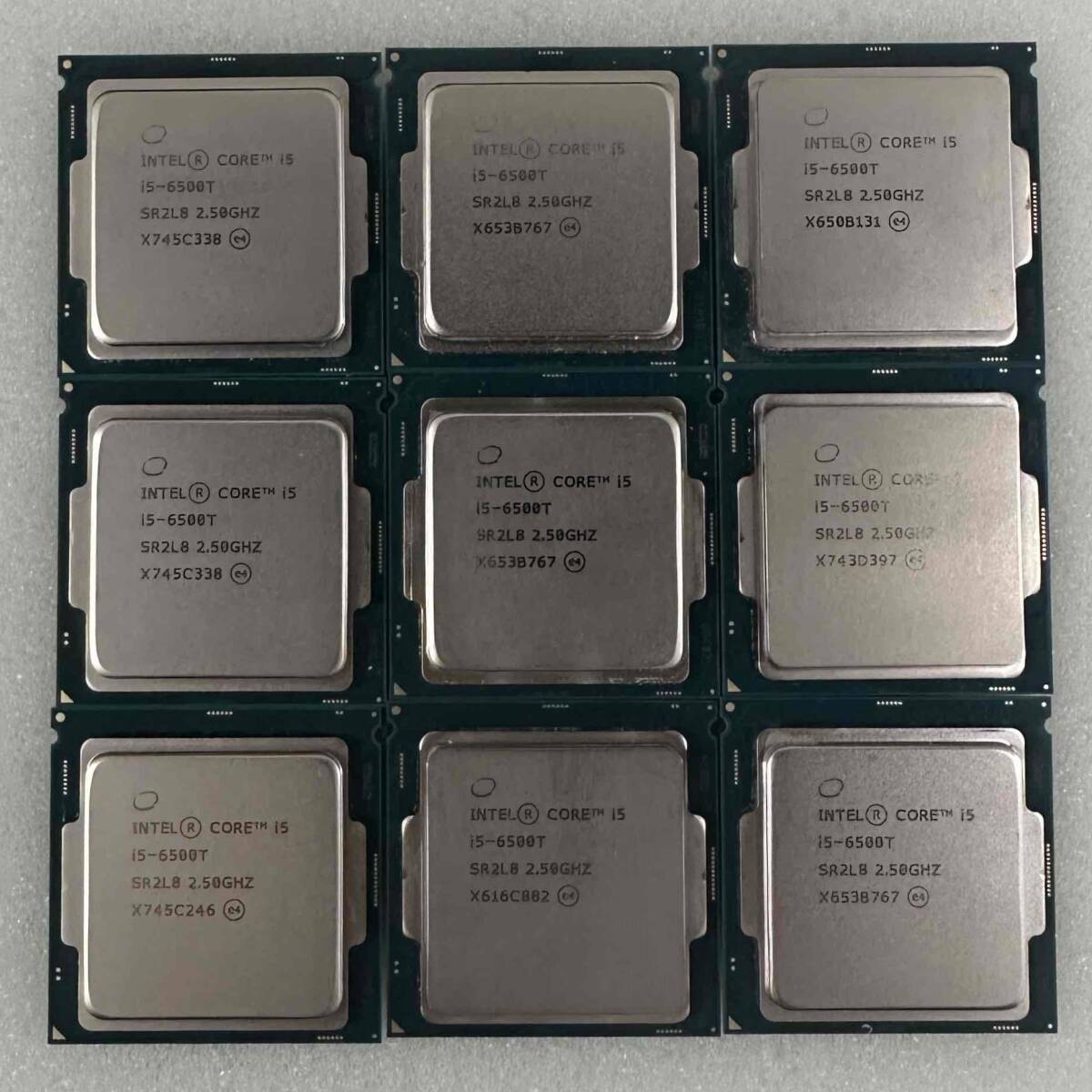 【9個セット】CPU Intel Core i5-6500T SR2L8 2.50GHz i5 第6世代 プロセッサー 中古動作確認済 管理 ...