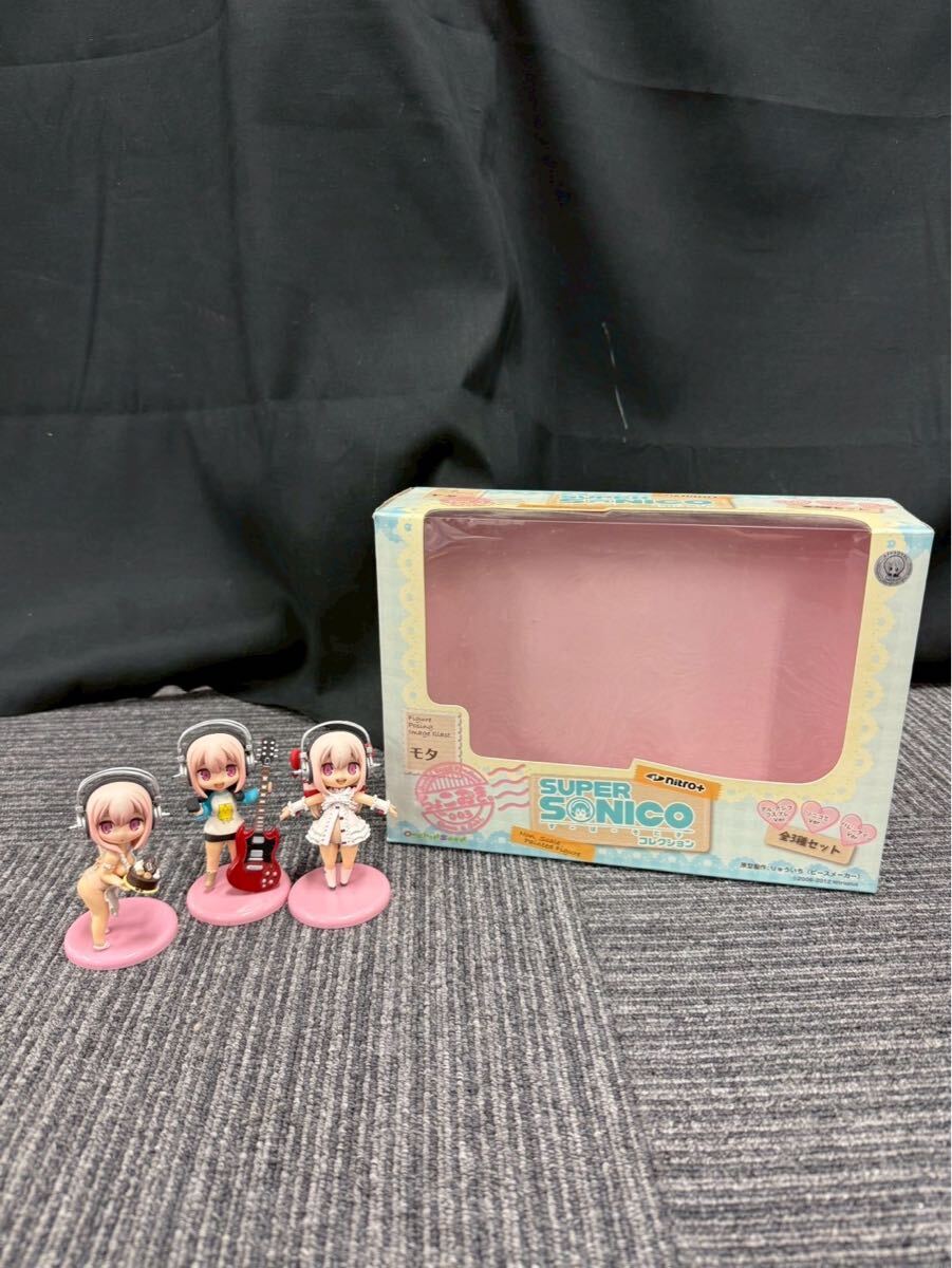 横田 9月 No.42 nitro+ ニトロプラス すーぱーそに子 コレクション フィギュア 3種セット モタ SUPER SONICO ...