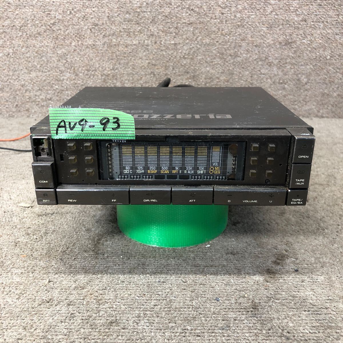 AV9-93 激安 カーステレオ Carrozzeria Pioneer KPX-888 カセットデッキ グライコ スペアナ CAR COMPONENT オーディオ 通電未確認 ジャンク ...