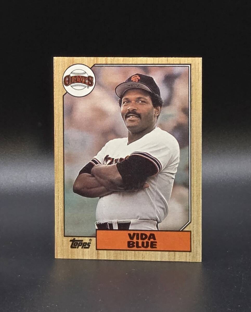 1987 Topps VIDA BLUE Card #260 San Francisco Giants Baseball 海外 即決 ...