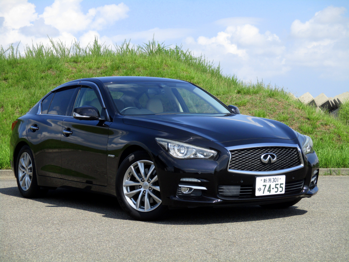 D整備絶好調♪4WD美車 スカイライン350GT FOUR ハイブリッド タイプP ベージュ革/BOSEサウンドetc豪華/予備検査付/本車検 ...