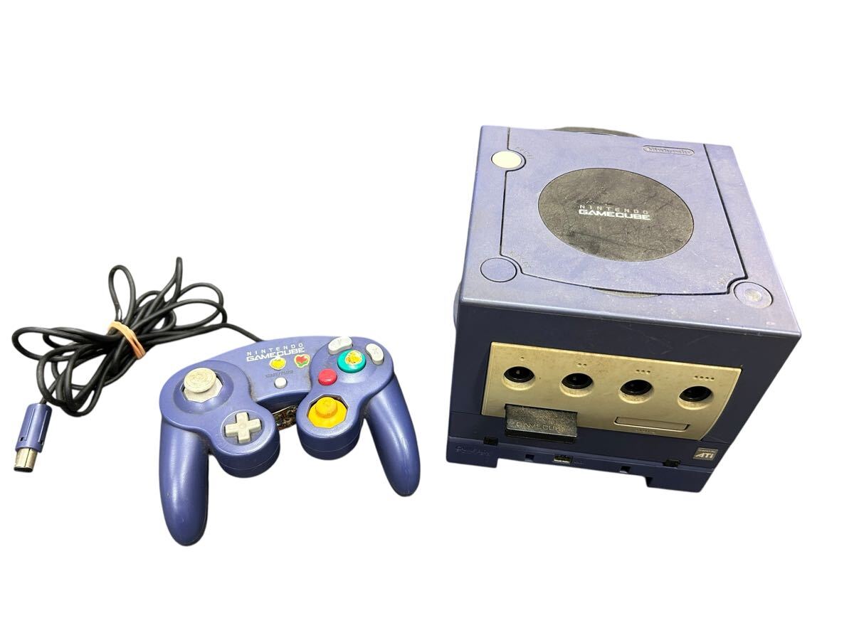 1円スタート Nintendo 任天堂 GAMECUBE ゲームキューブ DOL-017 ゲーム機 コントローラー DOL-003 ソフト付き ...