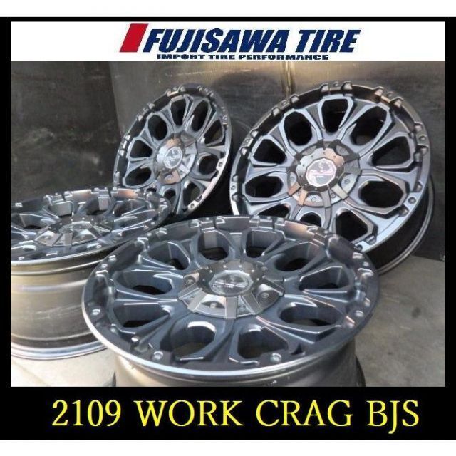 【2109】OT4403115 WORK CRAG BJS 17x8J 6穴 PCD139.7 +20 4本 /【Buyee】 Buyee ...