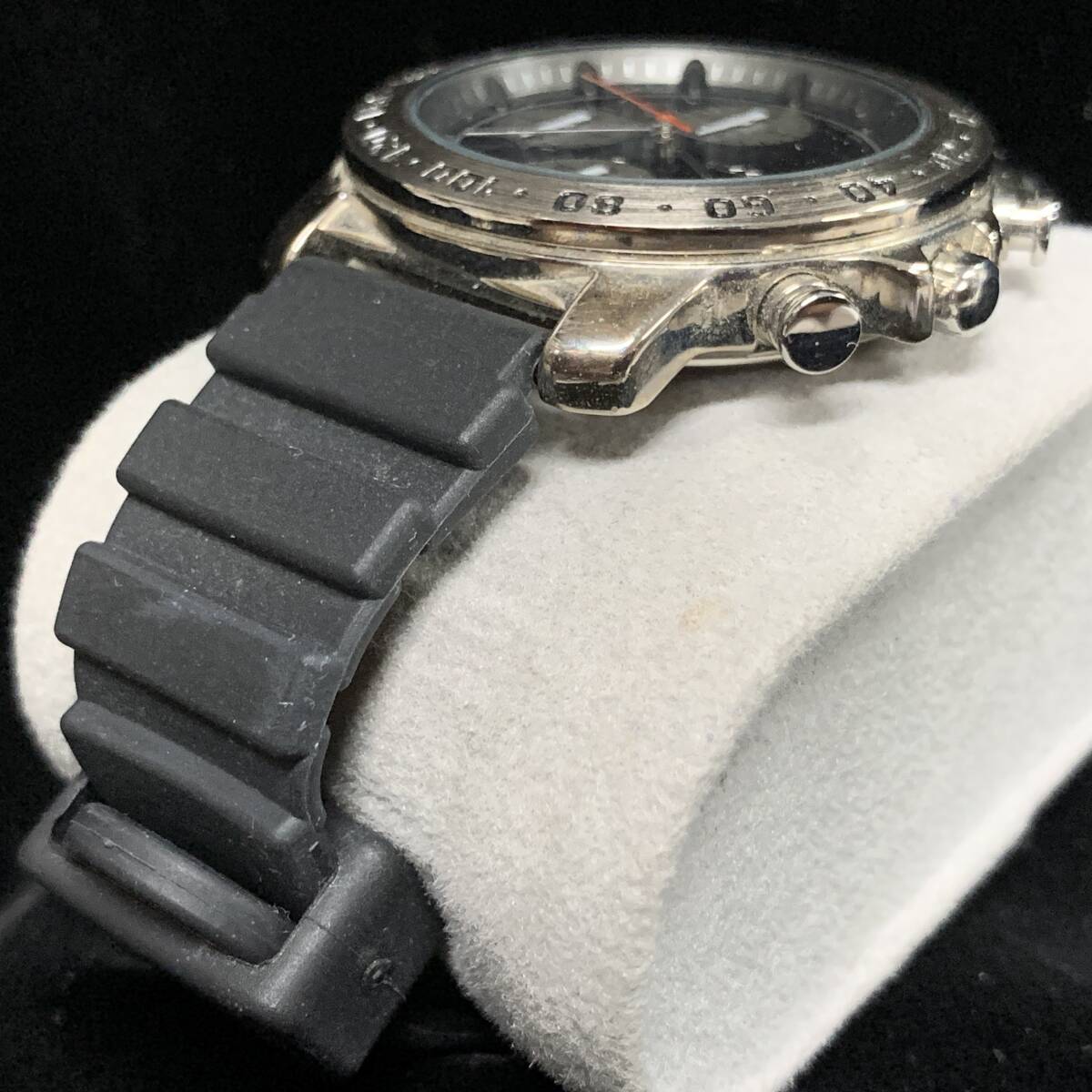 1円～ 6TA22790925 ALBA アルバ ALTEZZA アルテッツア クロノグラフ V655-6100 QZ クォーツ メンズ 腕 ...